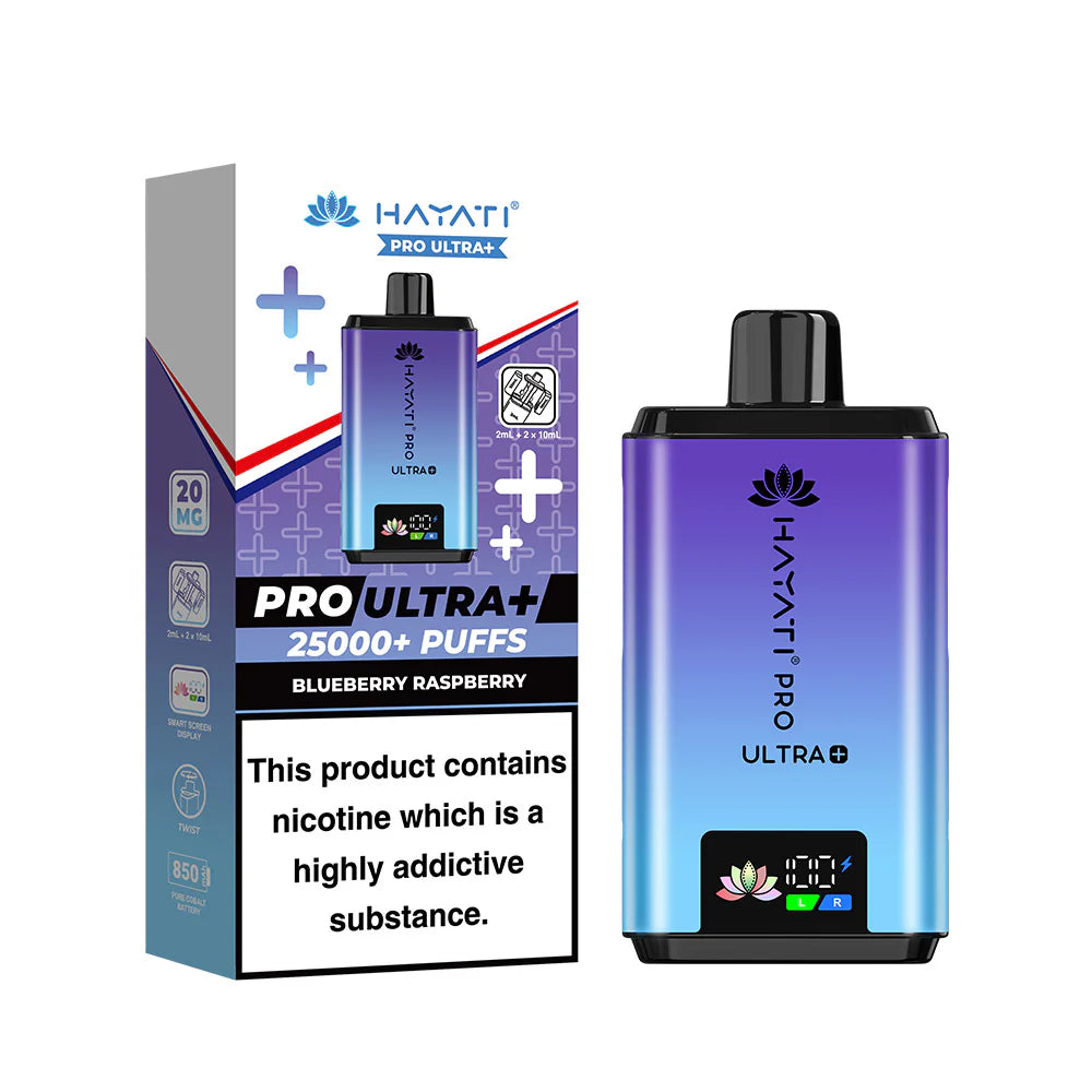 Hayati Pro Ultra+ Kit Blueberry Raspberry – One Stop Powered by Vape Local