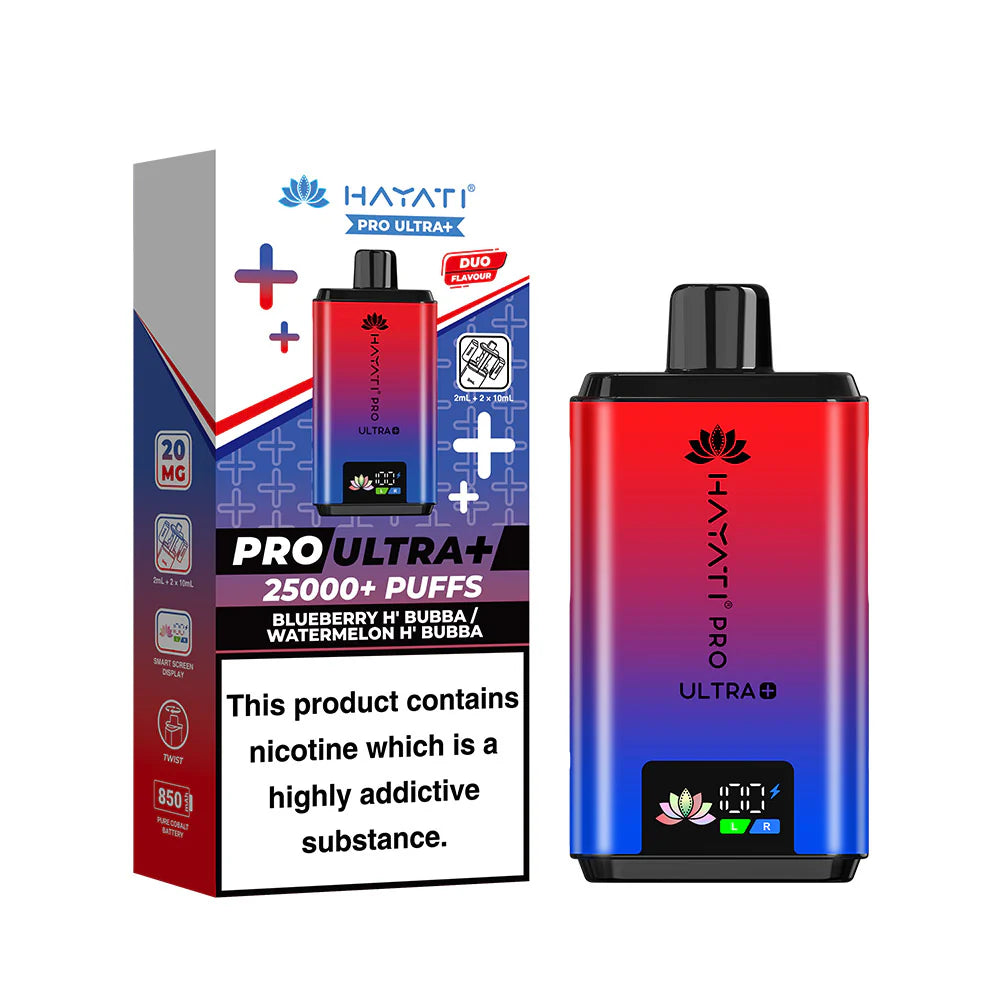 Hayati Pro Ultra+ Kit Blueberry H'Bubba / Watermelon H' Bubba – One ...