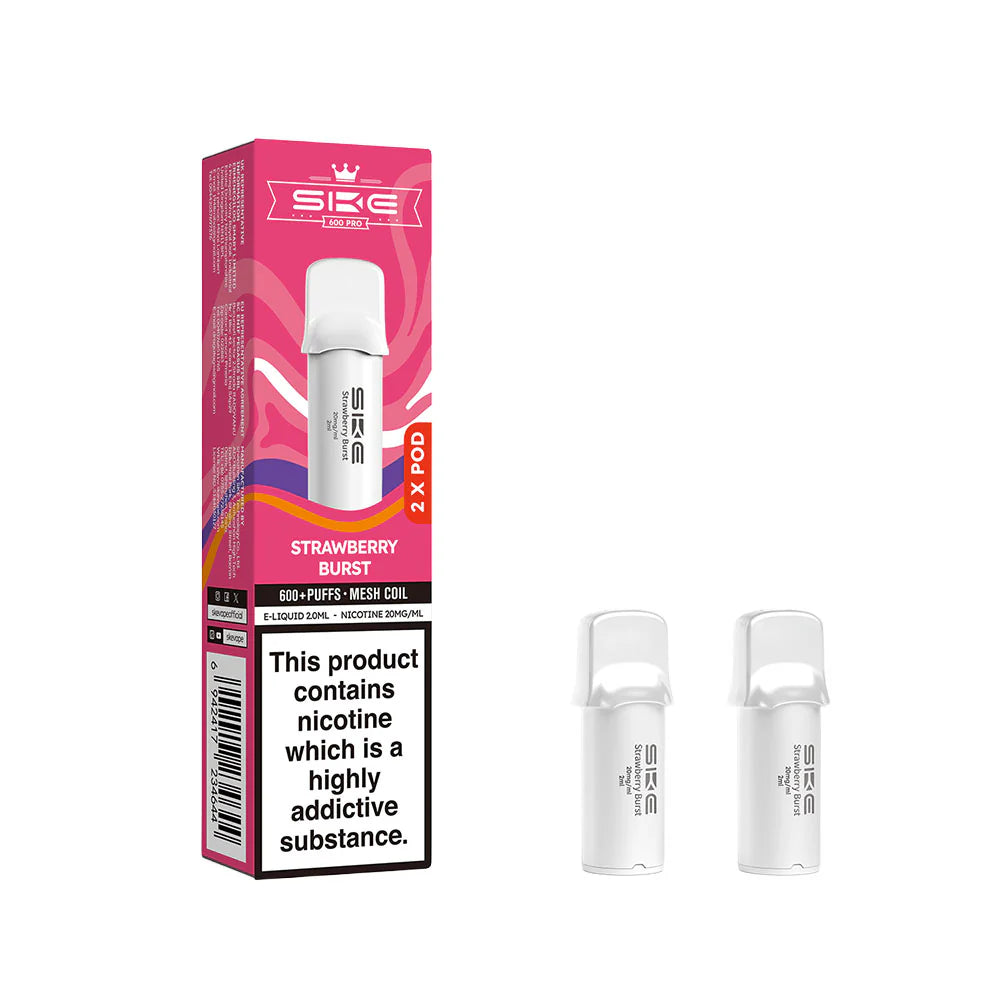 Crystal 600 Pro Pods Strawberry Burst – One Stop Powered by Vape Local