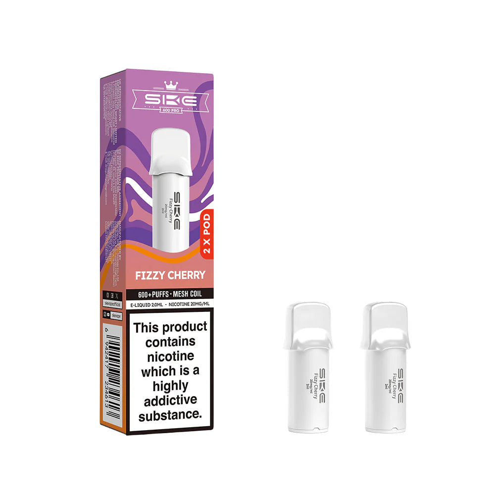 Crystal 600 Pro Pods Fizzy Cherry – One Stop Powered by Vape Local