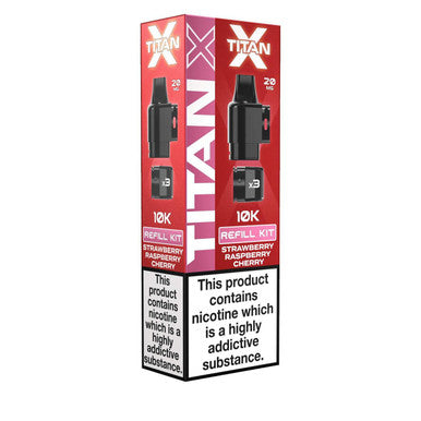 Titan X Refills 20mg Strawberry Raspberry Cherry – One Stop Phoenix