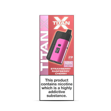 Titan X Starter Kit 20mg Strawberry Raspberry Cherry – One Stop Phoenix